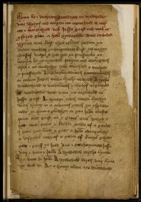 Aberystwyth, National Library of Wales, Peniarth 27.iii – NASSCAL